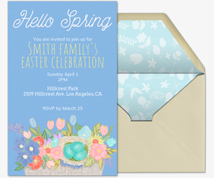 Easter free online invitations.