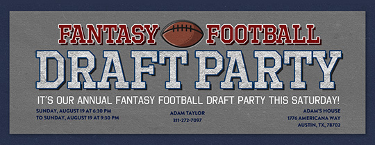 Free Online Football Invitations | Evite